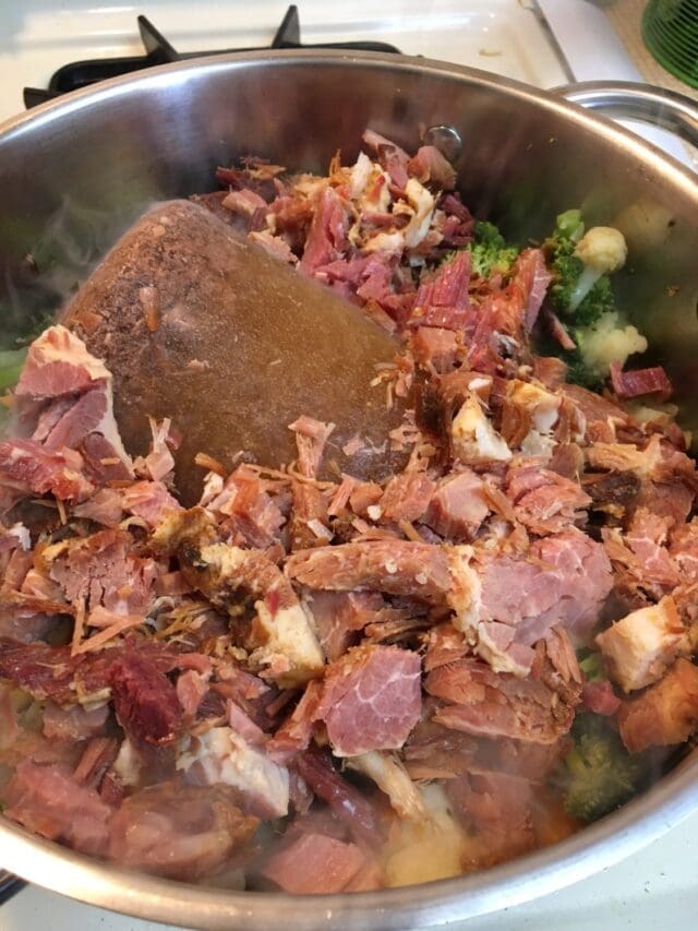 Ham and Vegetable Soup - Pattern Princess