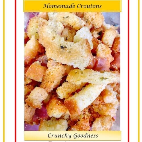 How to Make Homemade Croutons - Pattern Princess