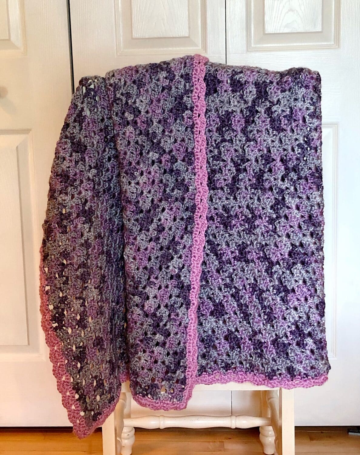 Crochet Modern Baroque Design Throw - Pattern Princess