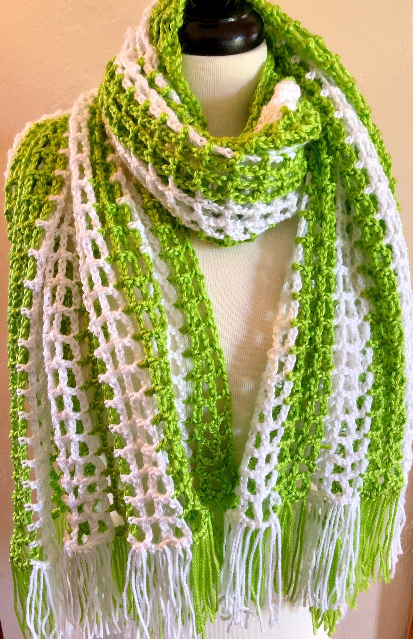 Crochet Open Weave Summer Shawl Pattern - Pattern Princess