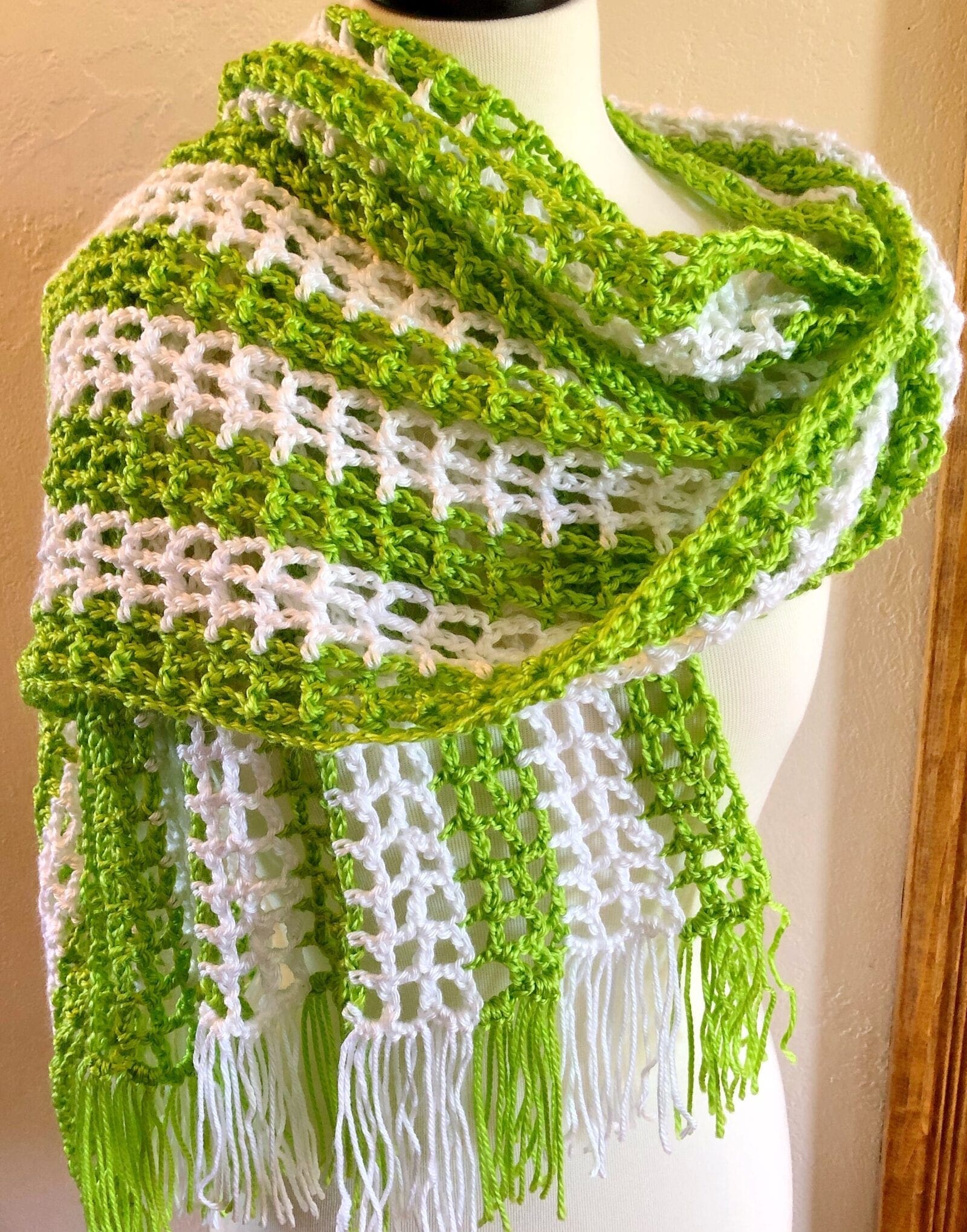 Crochet Open Weave Summer Shawl Pattern - Pattern Princess