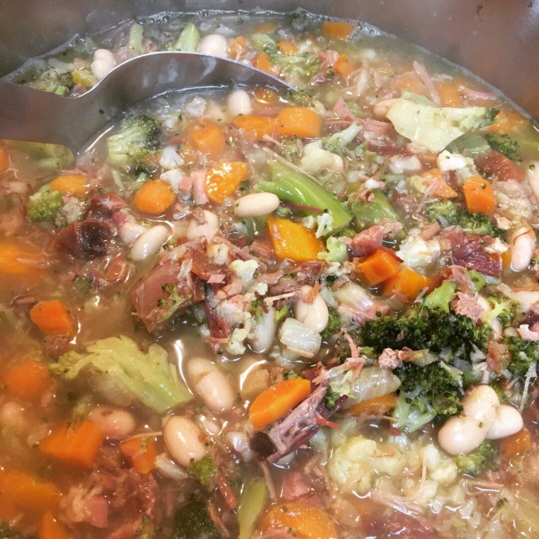Ham and Vegetable Soup - Pattern Princess