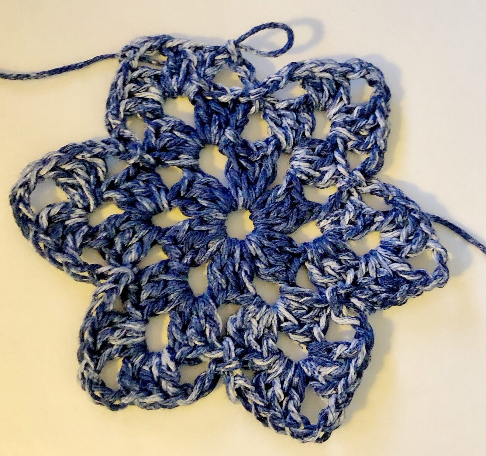 Crochet Simple Snowflake Coaster Pattern - Pattern Princess