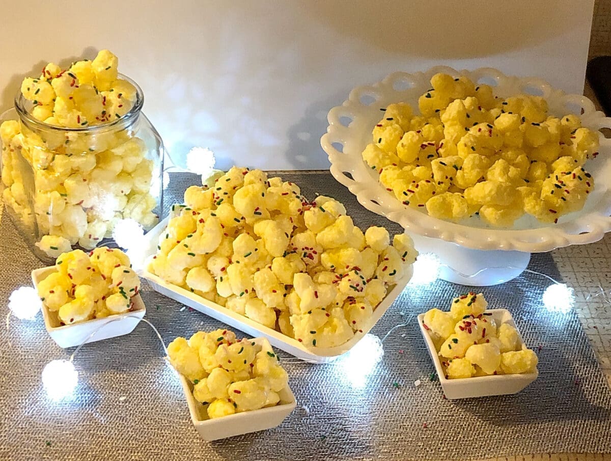 White Chocolate Puff Corn Crack - Pattern Princess