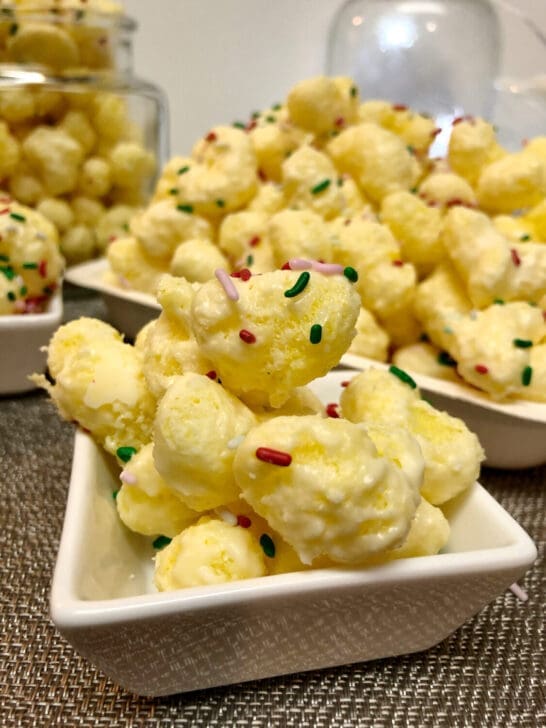 White Chocolate Puff Corn Crack - Pattern Princess