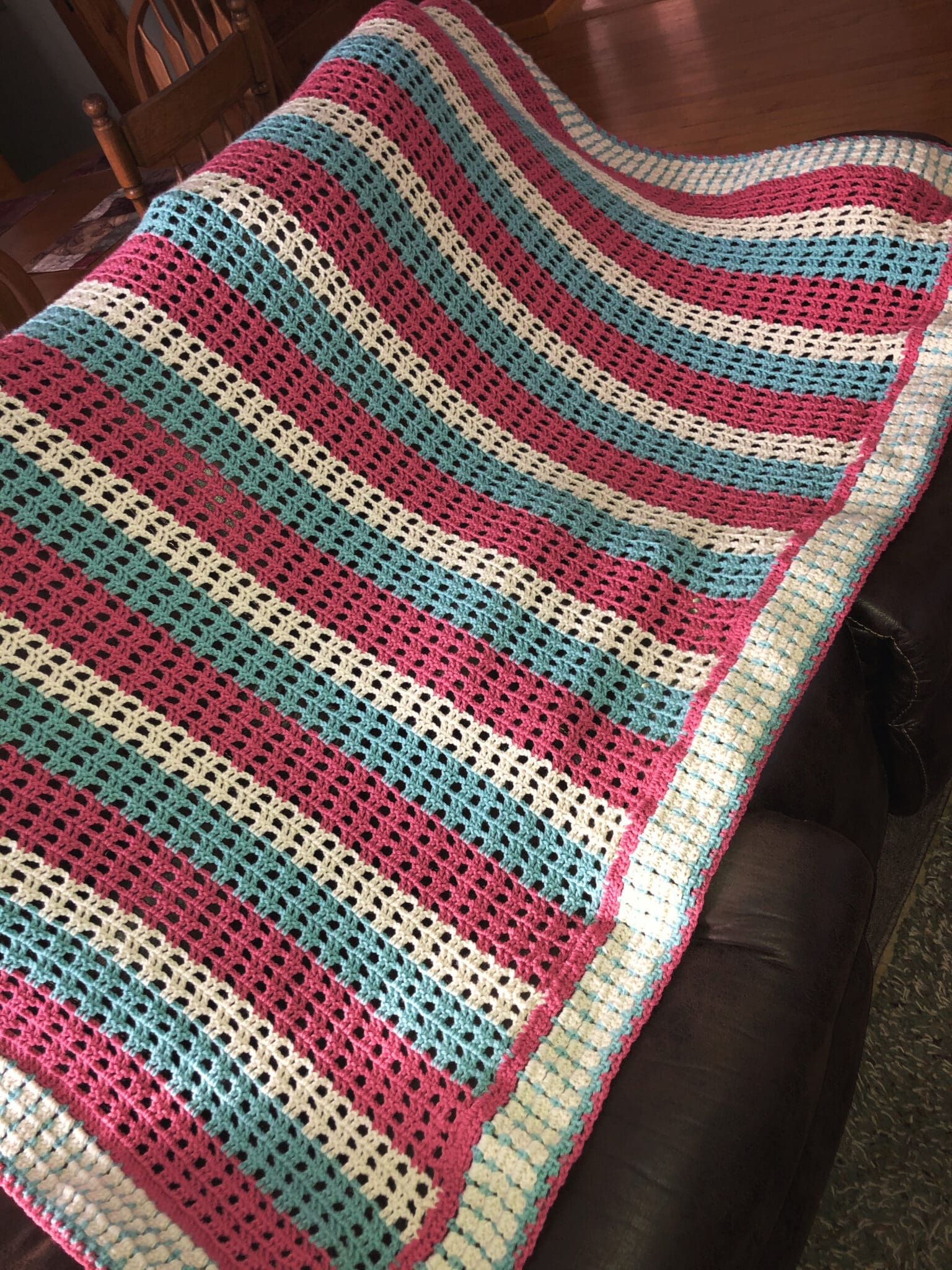 Thinking of Spring Crochet Afghan - Pattern Princess
