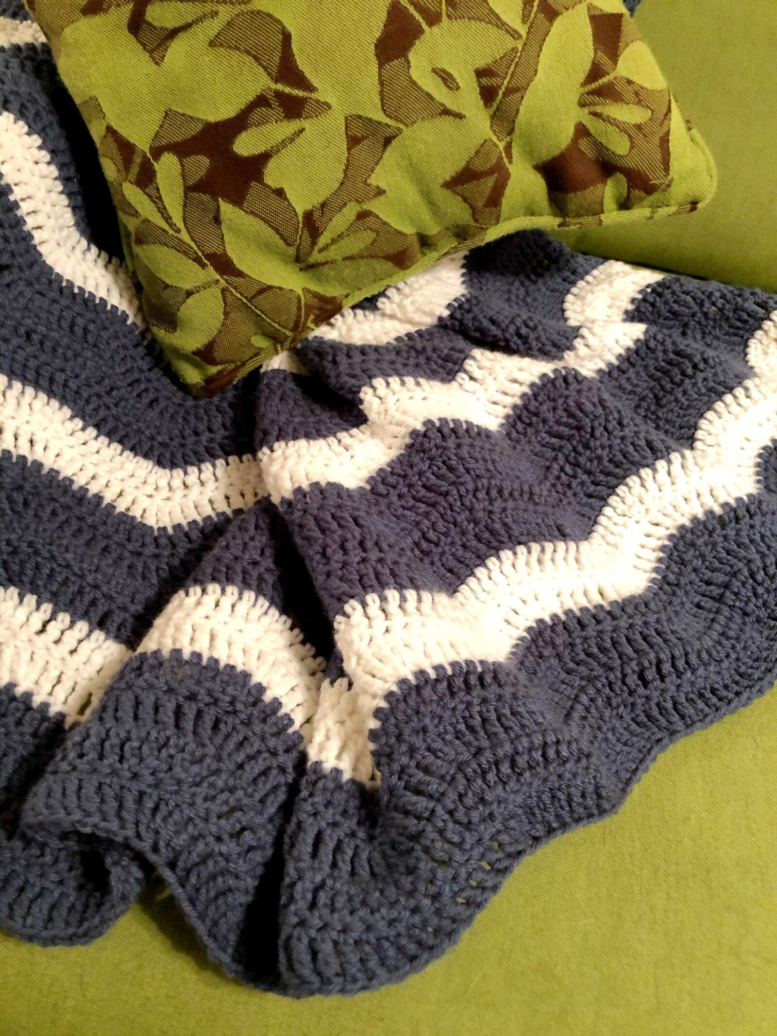 Gentle River Ripple Blanket - Pattern Princess