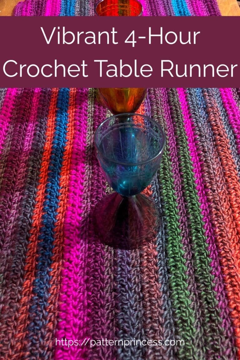 Vibrant 4-Hour Crochet Table Runner - Pattern Princess