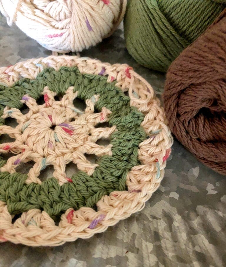 Crochet Shell Stitch Round Doily Free Pattern - Pattern Princess