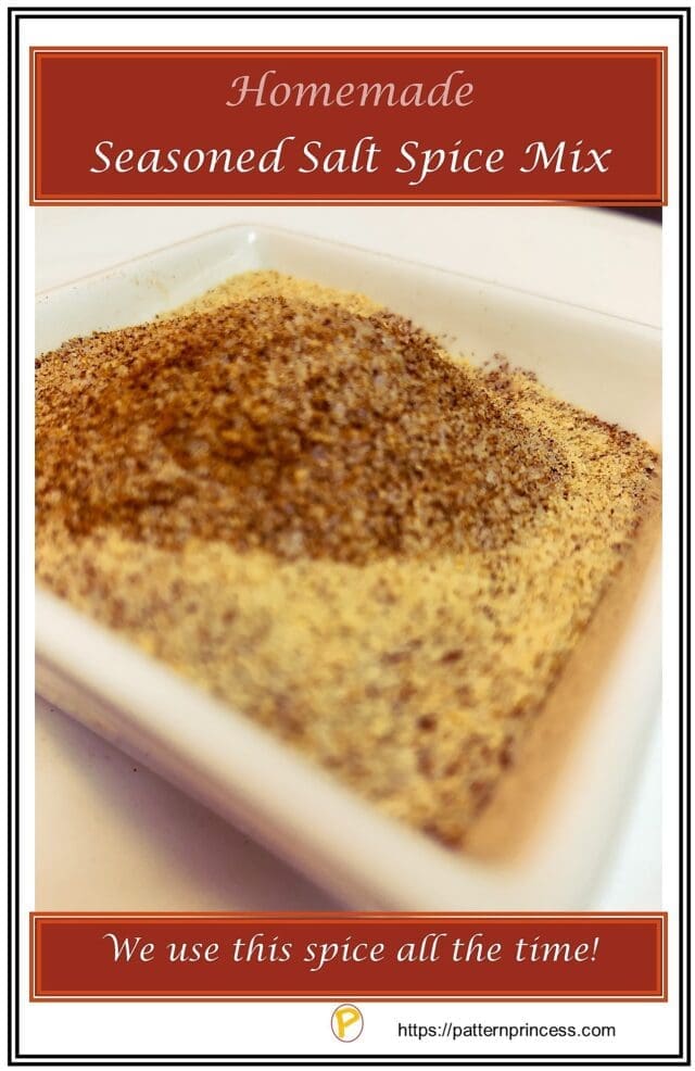 Homemade Seasoned Salt Spice Mix - Pattern Princess