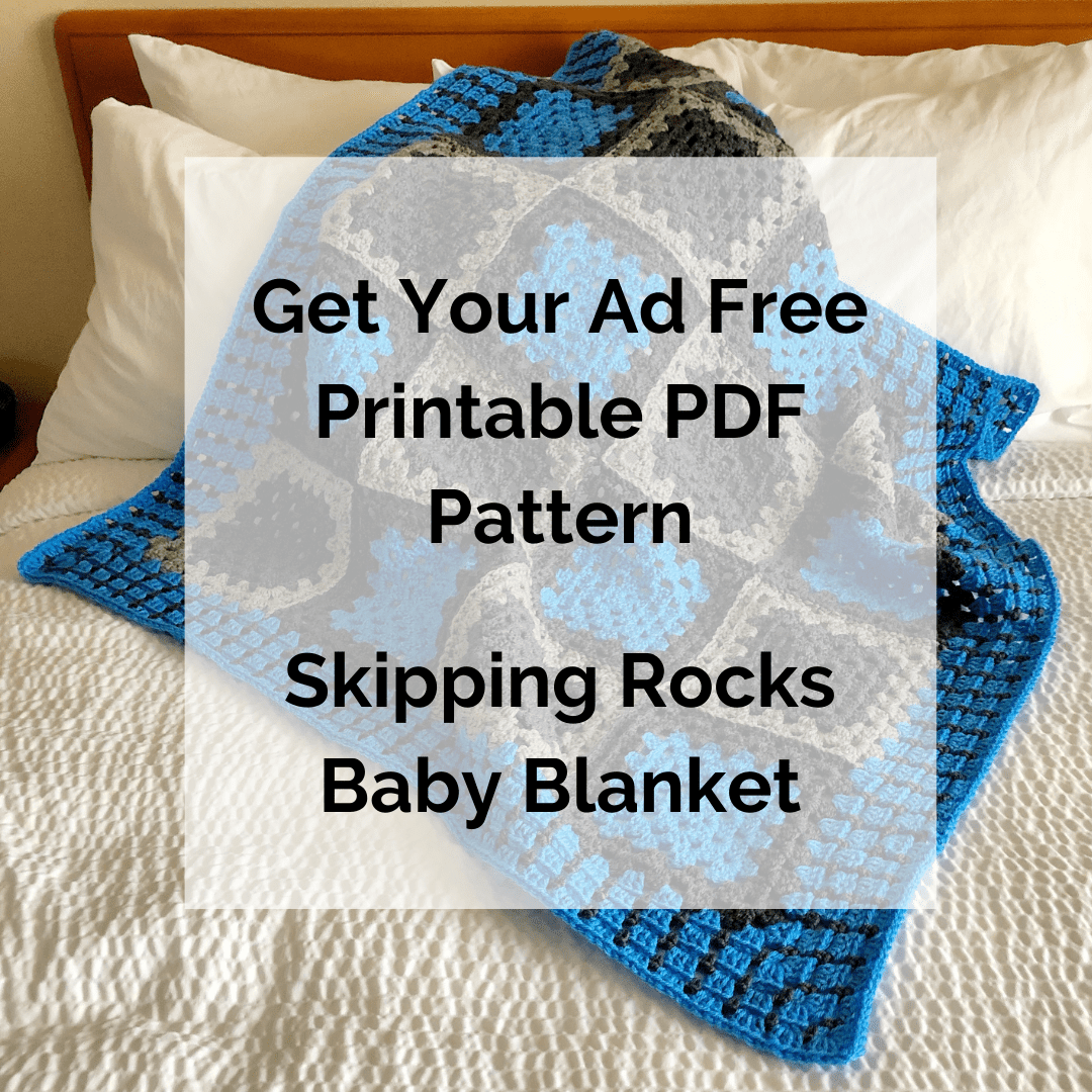 Skipping Rocks Baby Blanket - Pattern Princess