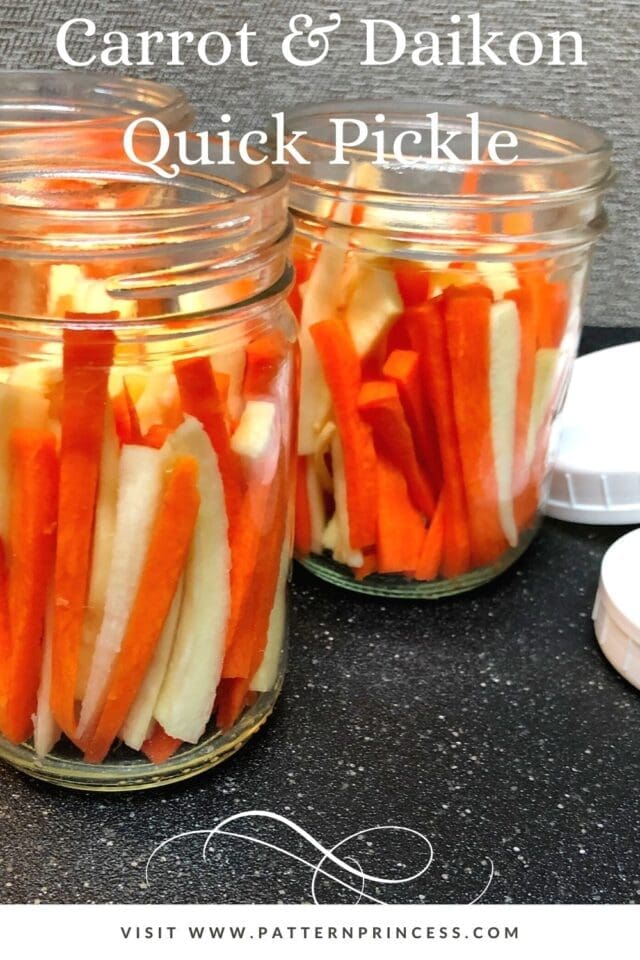 Carrot and Daikon Quick Pickle - Pattern Princess