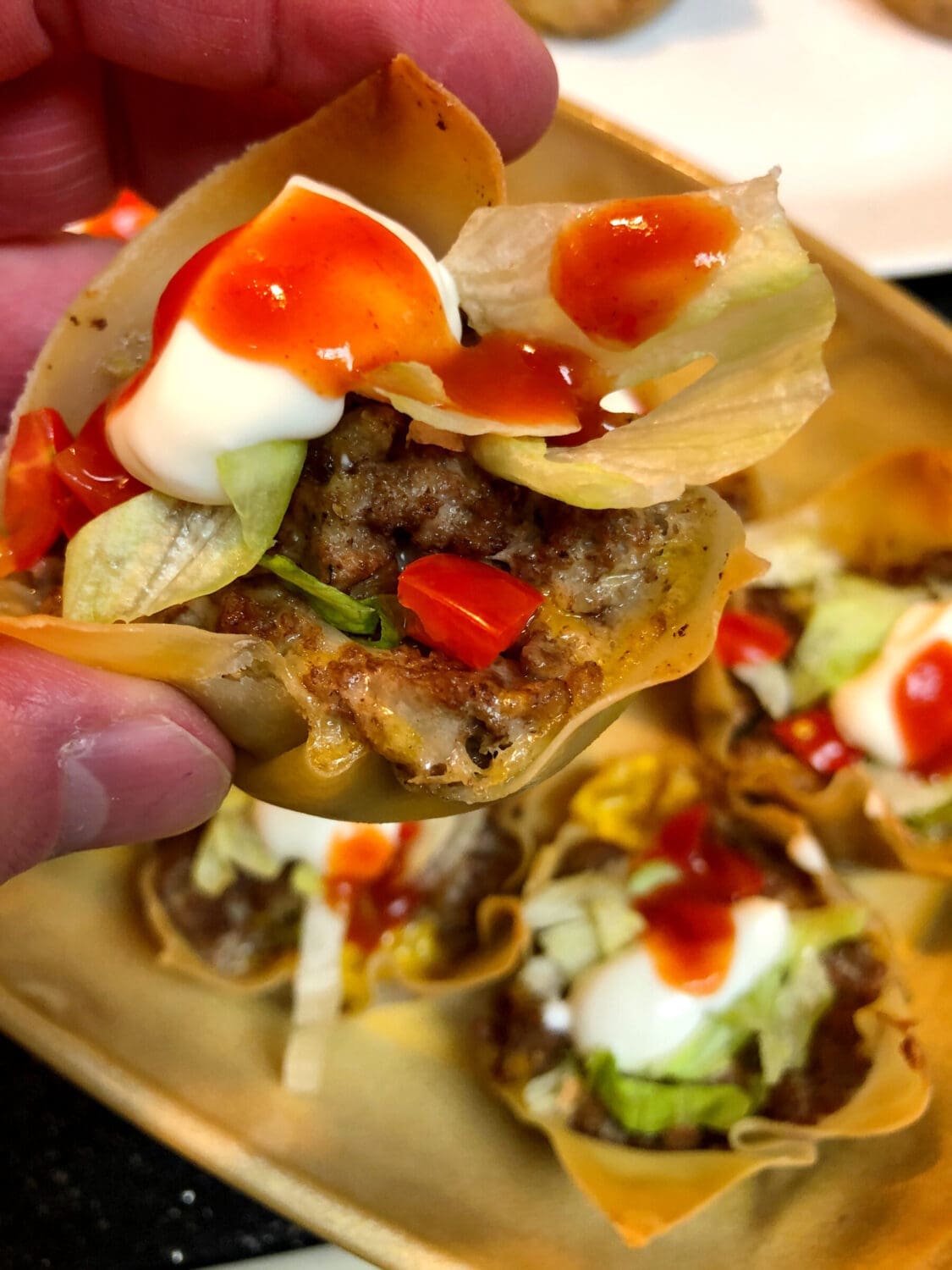 Taco Cup Appetizer: Crunchy Mini Tacos Recipe - Pattern Princess