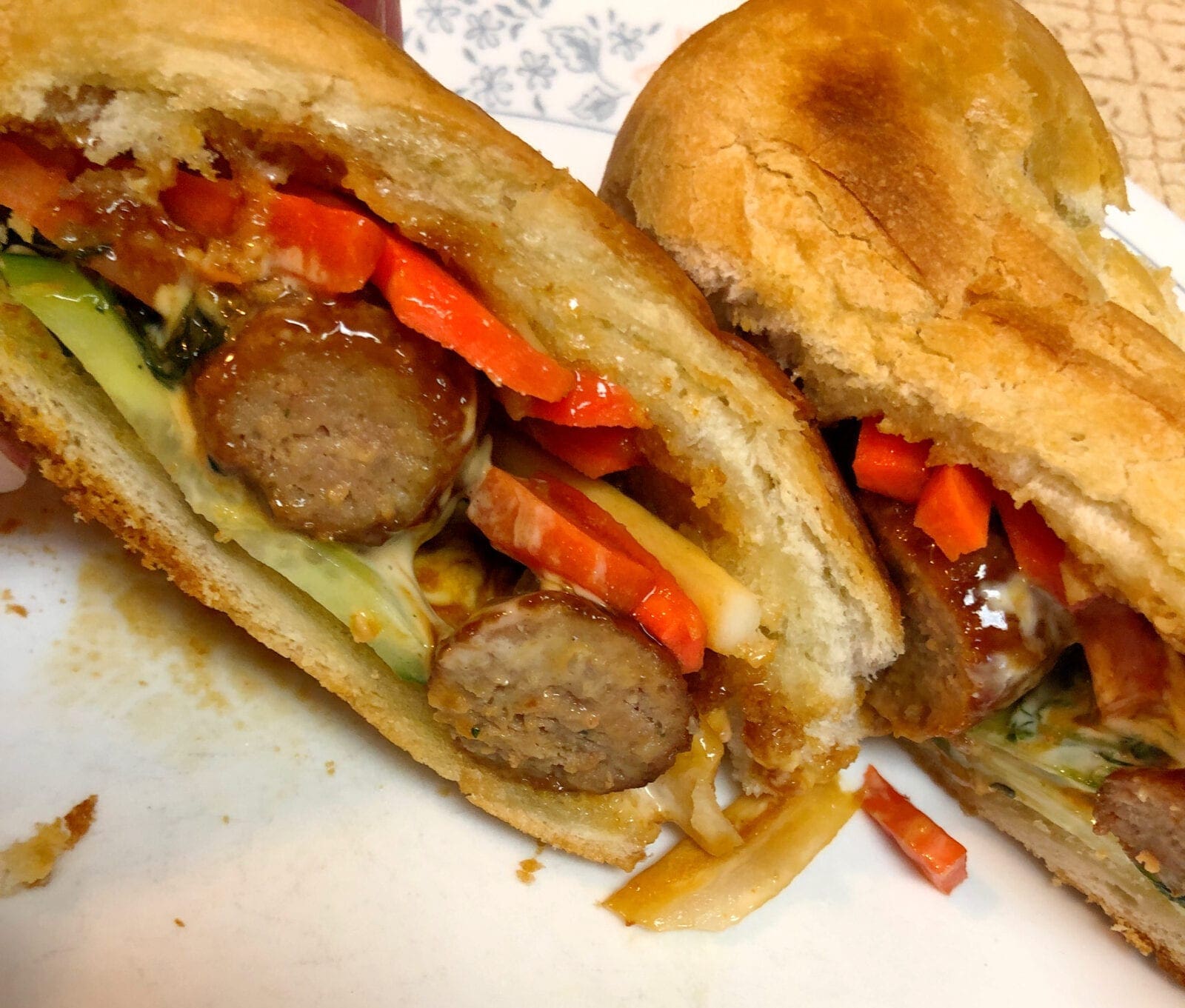 Banh Mi Meatball Sandwich - Pattern Princess