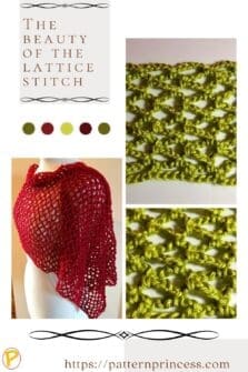 How to Crochet the Lattice Stitch Tutorial - Pattern Princess