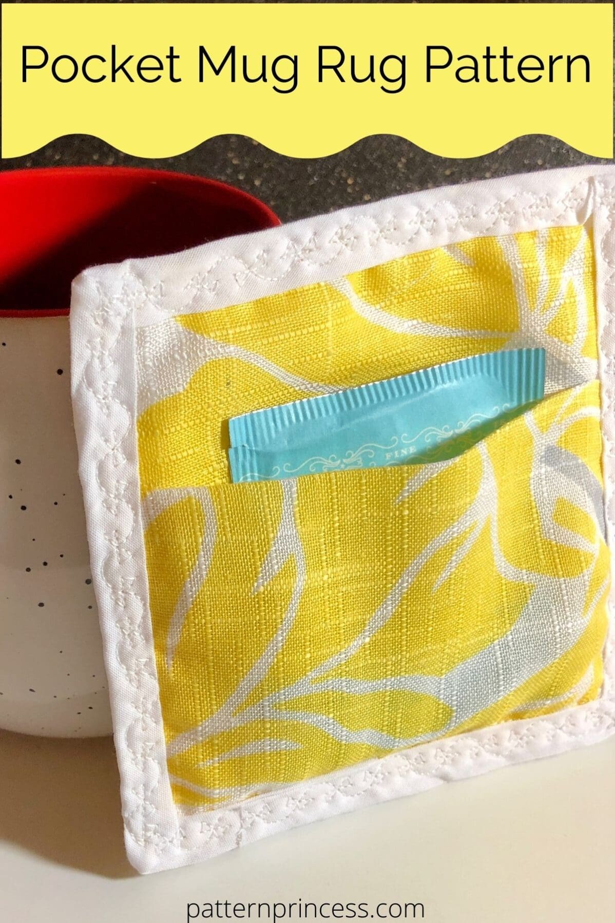 Pocket Mug Rug Pattern - Pattern Princess