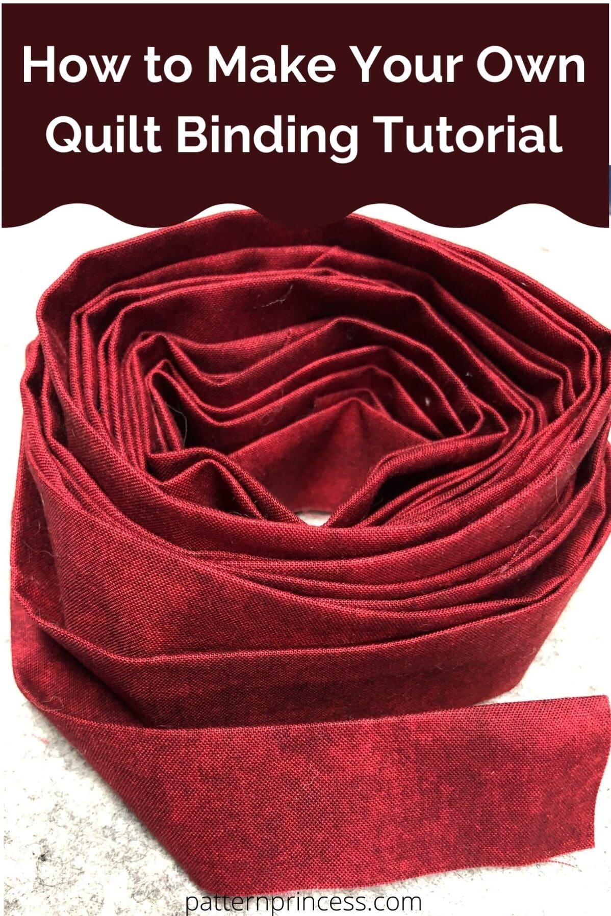 How to Make Your Own Quilt Binding Tutorial - Pattern Princess