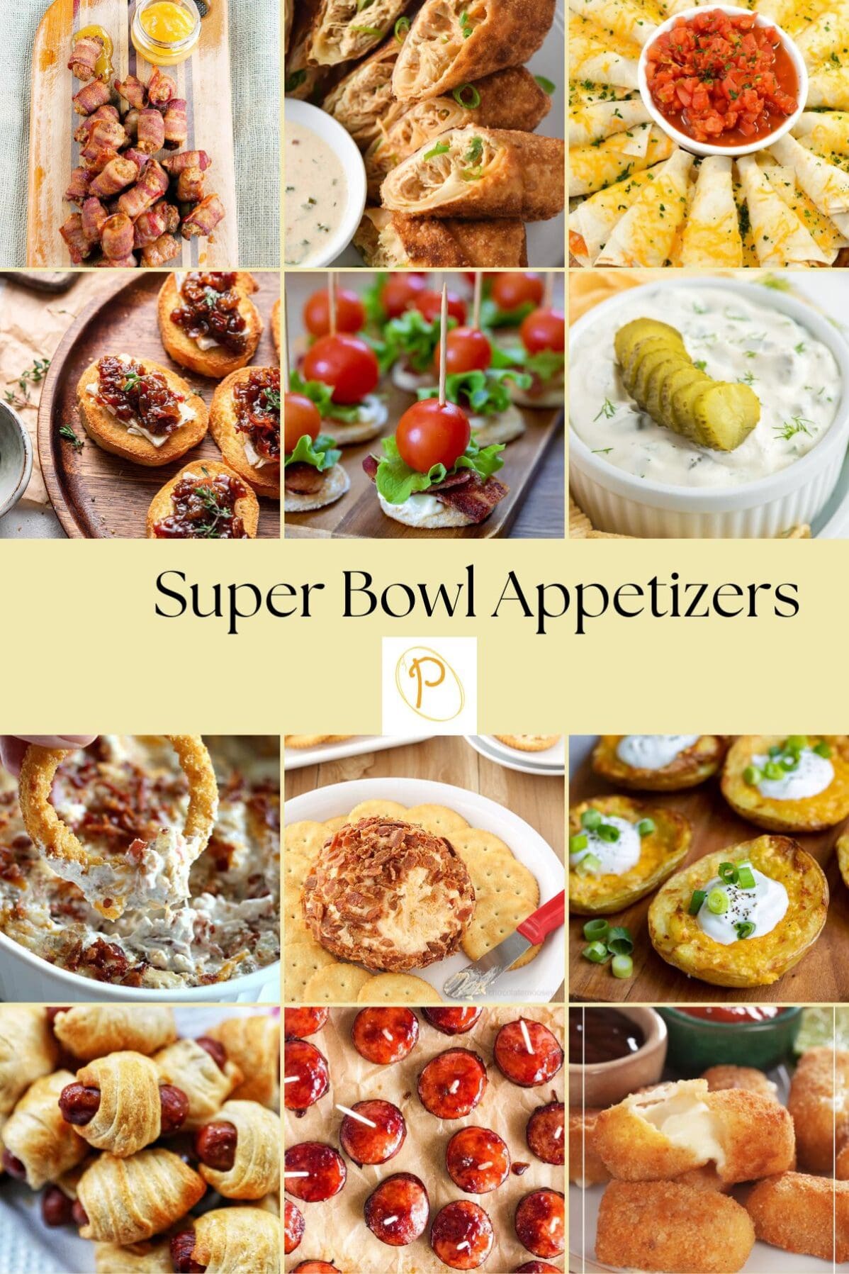Super Bowl Appetizers - Pattern Princess