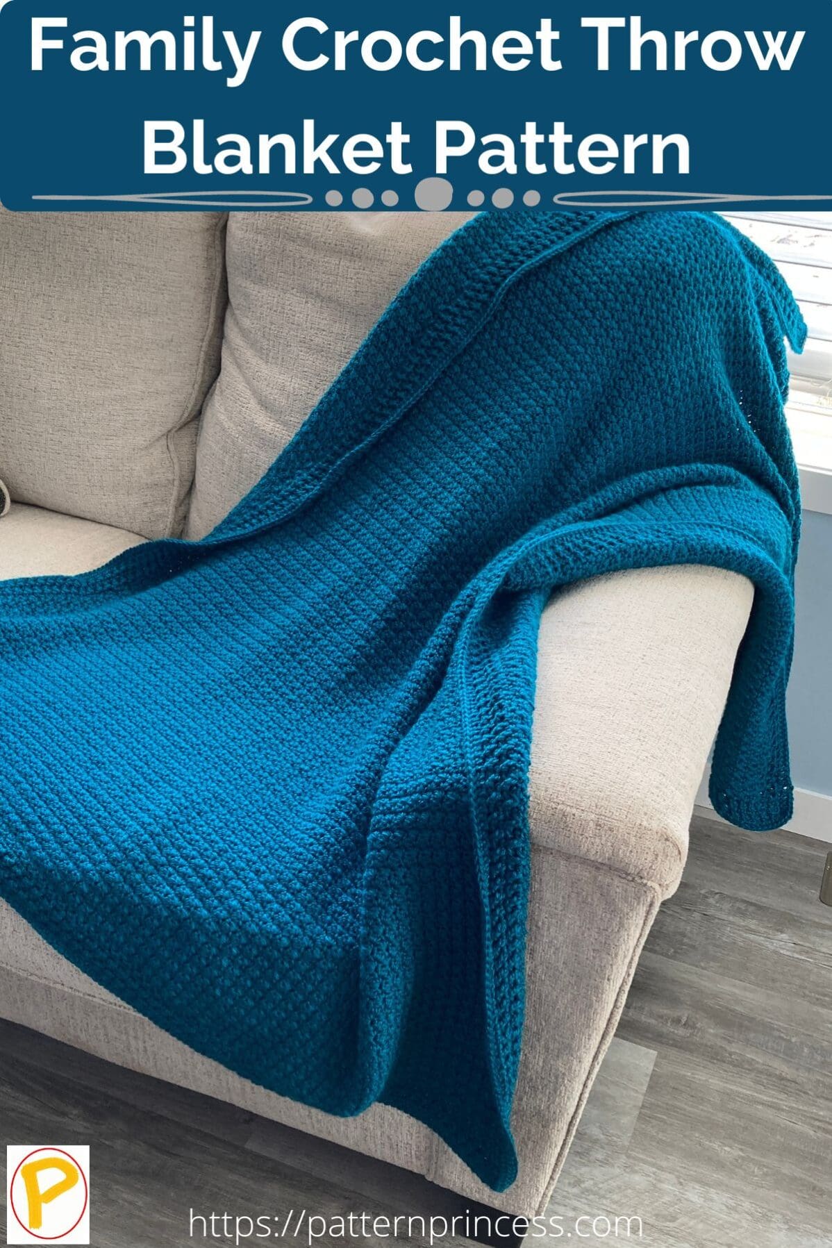 Cozy Family Crochet Throw Pattern + Easy Video Walkthrough - Pattern ...