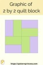 How to Make a Two-by-Two Quilt Block - Pattern Princess