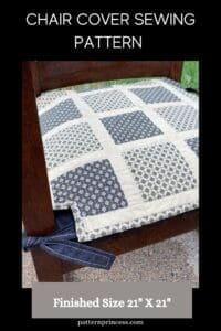 Chair Cover Sewing Pattern - Pattern Princess
