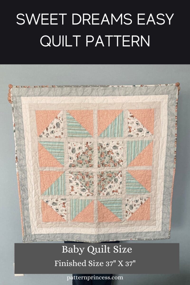Sweet Dreams Easy Quilt Pattern - Pattern Princess