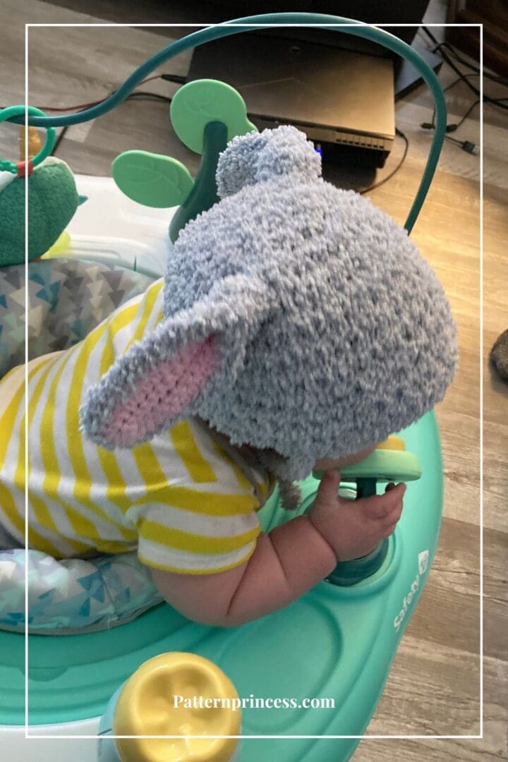 Easy Crochet Hat Pattern with Bunny Ears - Pattern Princess