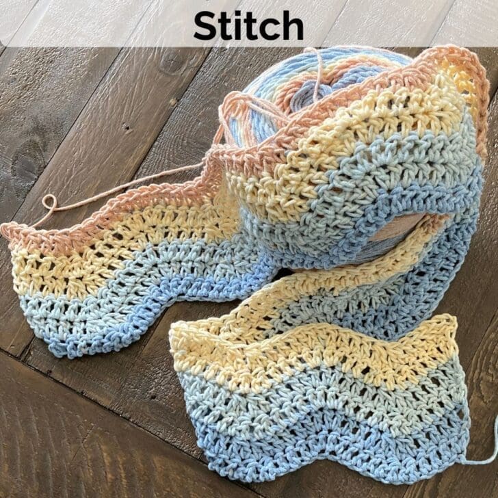 How to Crochet a Double Crochet Ripple Stitch - Pattern Princess