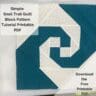 Snail Trail Quilt Block Pattern Tutorial - Pattern Princess