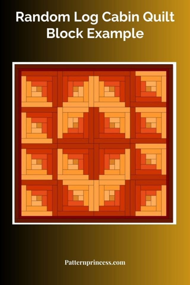 How to Make a Perfect Log Cabin Quilt Block Tutorial - Pattern Princess