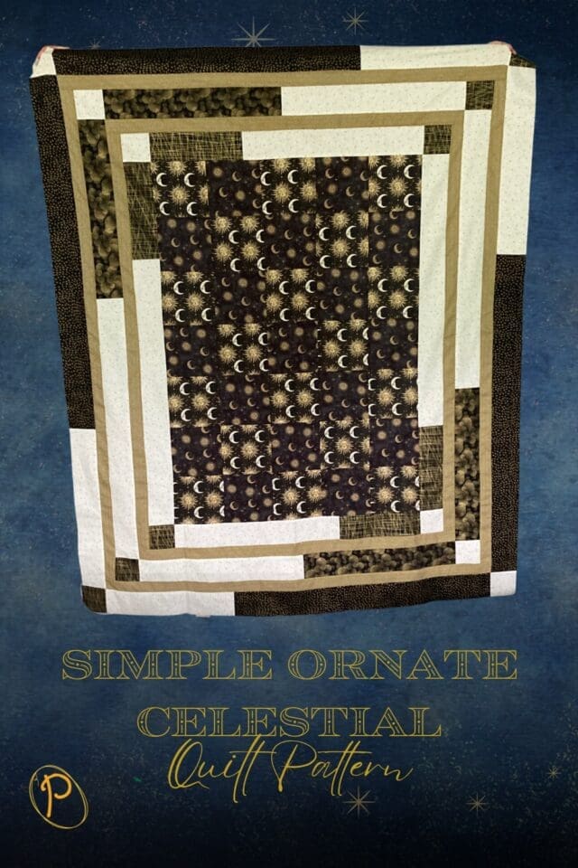 Simple Ornate Celestial Quilt Pattern - Pattern Princess