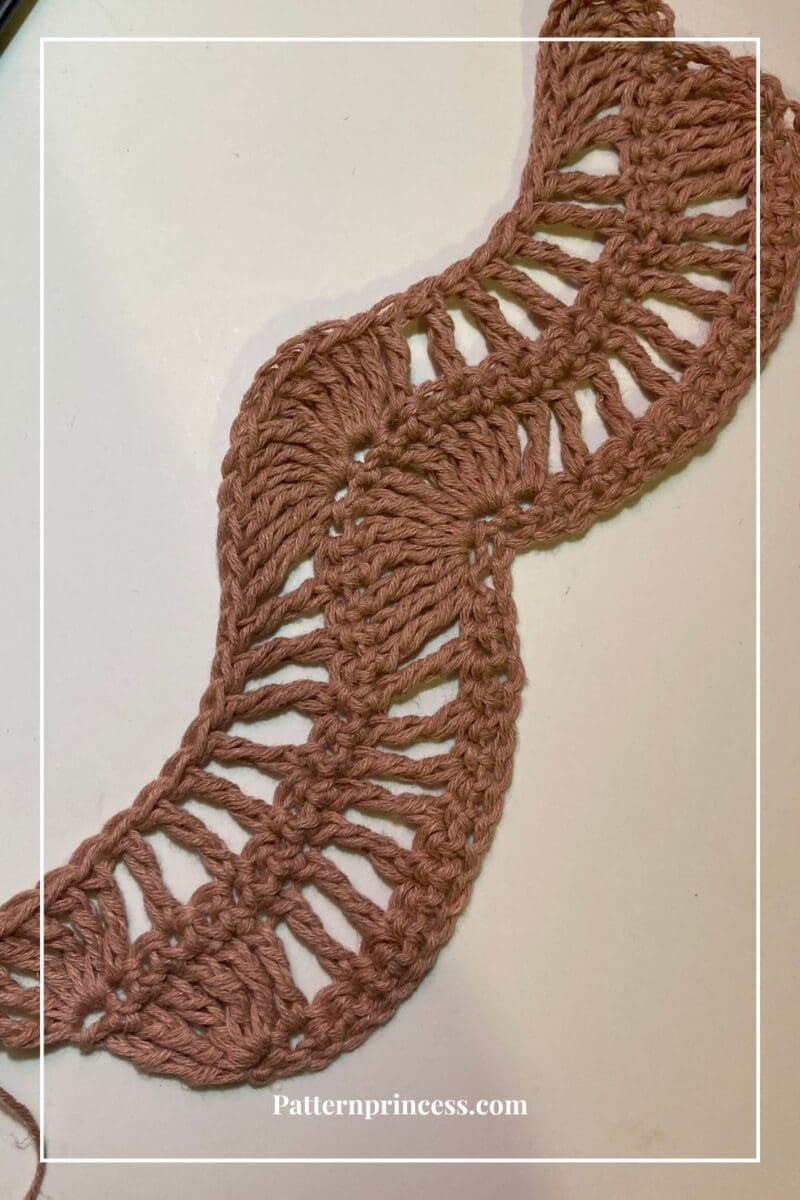 Feather and Fan Crochet Stitch Pattern Tutorial - Pattern Princess