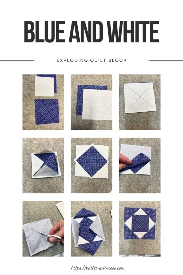 Beginner Square in a Square Exploding Quilt Block Tutorial - Pattern ...