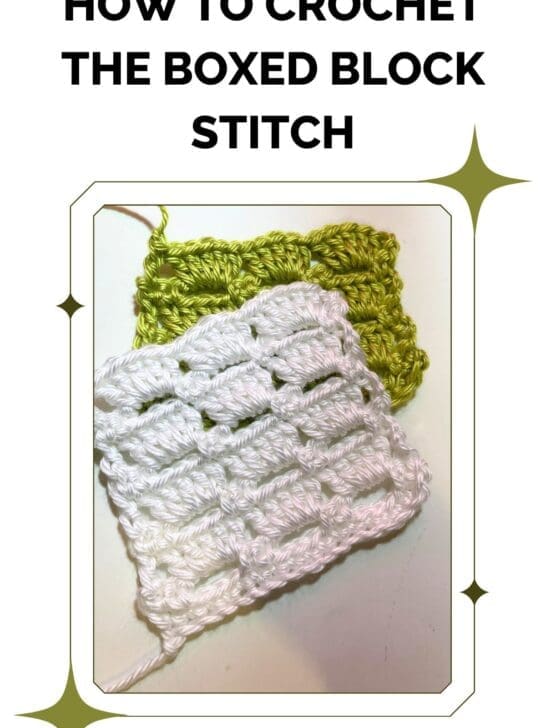 How to Crochet the Straight Box Stitch Tutorial - Pattern Princess
