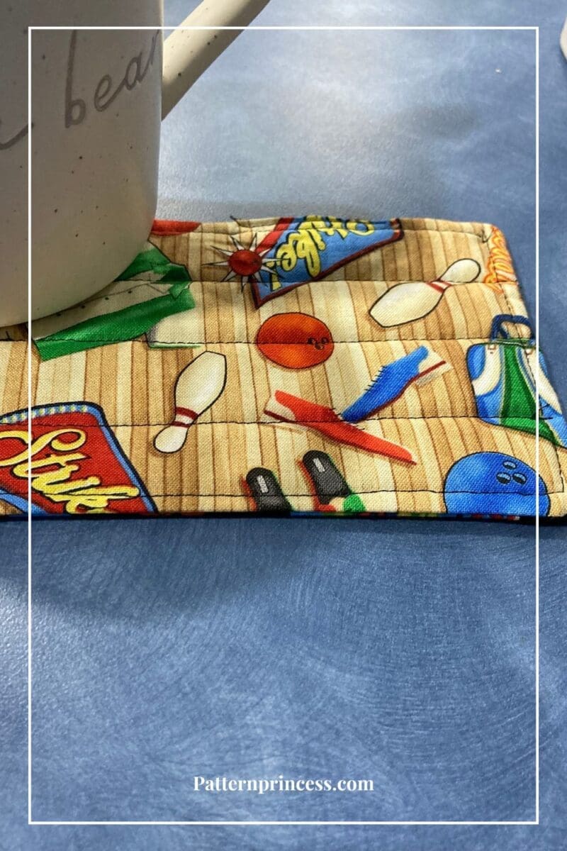 Bowling Lane and Strikes Table Runner Pattern - Pattern Princess