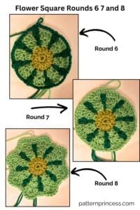 How to Crochet a Retro Daisy Granny Square Pattern - Pattern Princess