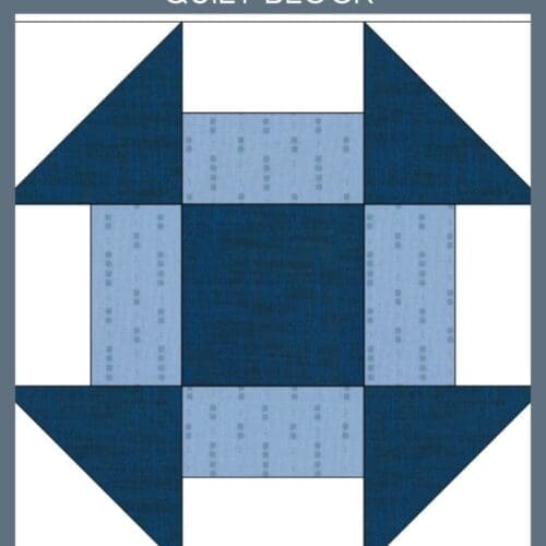 How to Make a Classic Double Monkey Wrench Quilt Block - Pattern Princess