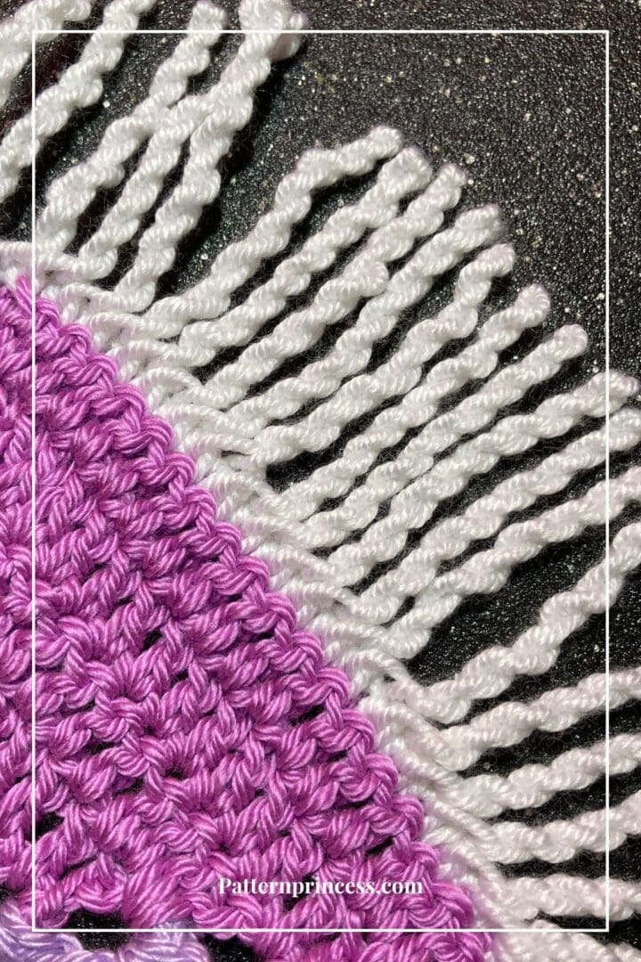 How to Make Twisted Fringe for Crochet Projects - Pattern Princess
