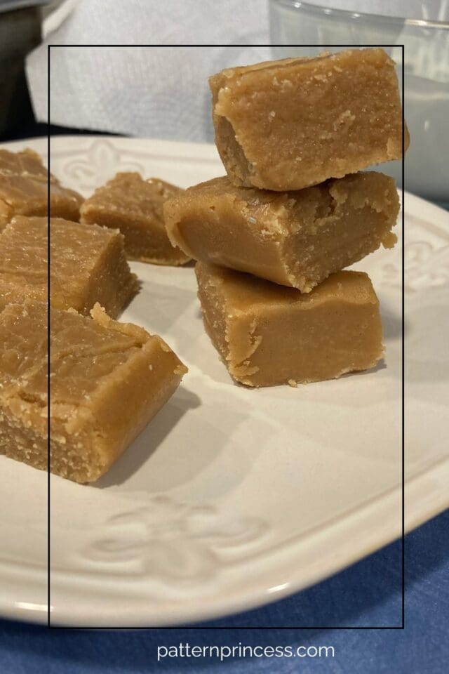 Easy 15-Minute 4-Ingredient Peanut Butter Fudge - Pattern Princess