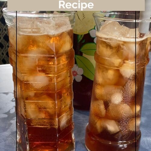 Small-Batch Southern Sweet Tea Concentrate Recipe - Pattern Princess
