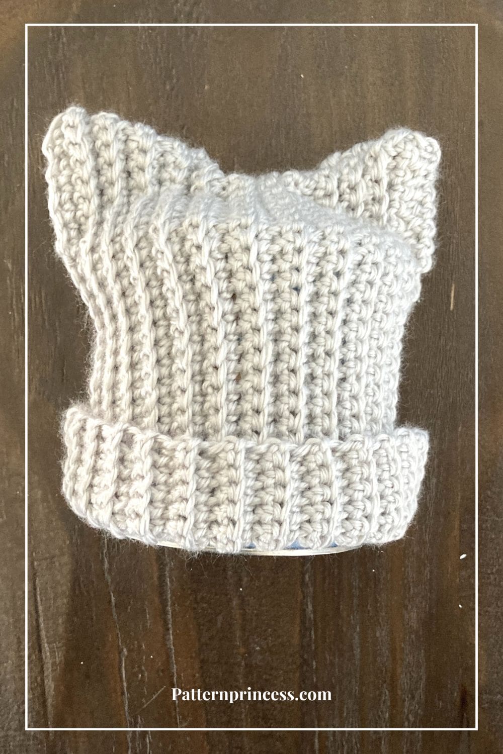 Easy Cat Ear Beanie Crochet Pattern for Beginners - Pattern Princess