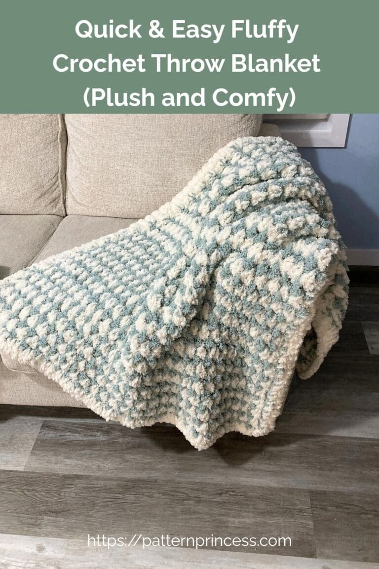 Quick & Easy Fluffy Crochet Throw Blanket (Plush and Comfy) - Pattern ...
